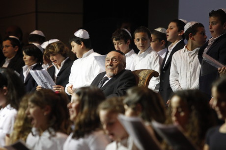Elio Toaff Former Italian Jewish Chief Editorial Stock Photo - Stock ...