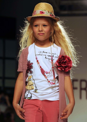 Child Takes Catwalk During Show Francomina Editorial Stock Photo ...