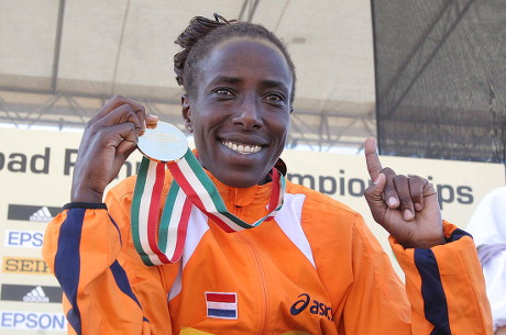 Dutch Runner Lornah Kiplagat Shows Her Editorial Stock Photo - Stock ...