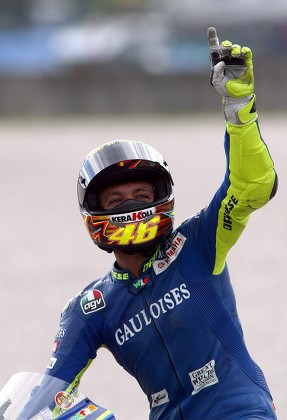 Italian Moto Gp World Champion Valentino Editorial Stock Photo - Stock ...