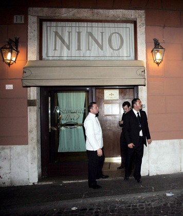Waiters Stand Front Da Nino Restaurant Editorial Stock Photo - Stock ...