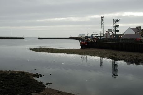 The town of Wick in Caithness, Highlands, Northern Scotland, Britain ...