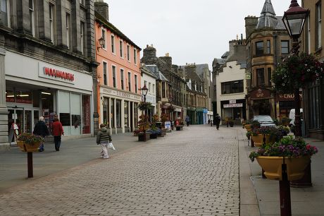 View Along High Street Wick Caithness Editorial Stock Photo - Stock ...