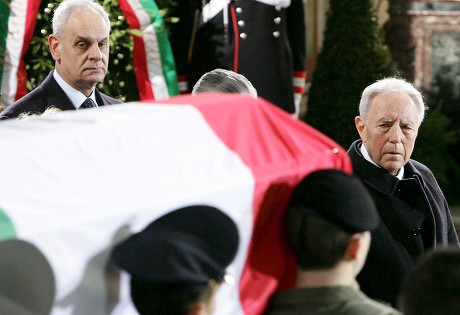 Coffin Italian Secret Agent Nicola Calipari Editorial Stock Photo ...
