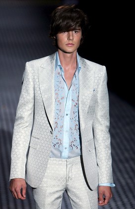 Model Presents Outfit Guccis Spring Summer Editorial Stock Photo ...