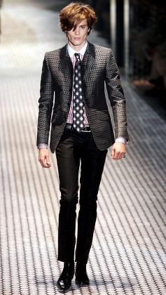 Model Presents Outfit Guccis Spring Summer Editorial Stock Photo ...