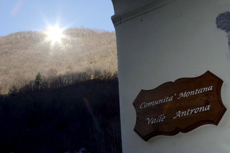 Viganella Residents Attend Inauguration Giant Mirror Editorial Stock ...