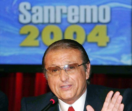 Italian Singer Tony Renis Presides Role Editorial Stock Photo - Stock ...