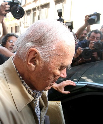 Former Ss Captain Erich Priebke Leaves Editorial Stock Photo - Stock ...