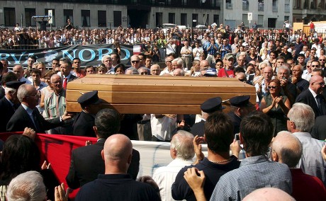 Coffin Italian Soccer Legend Giancinto Facchetti Editorial Stock Photo ...