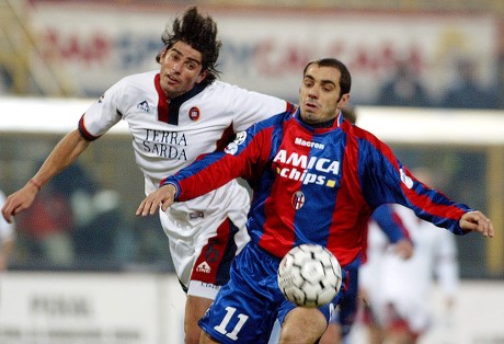 Claudio Bellucci R Bologna Challenged By Editorial Stock Photo - Stock ...
