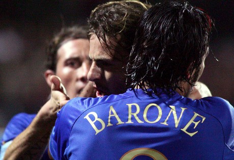 Italys Alberto Gilardino Facing Celebrates Teammate Editorial Stock ...