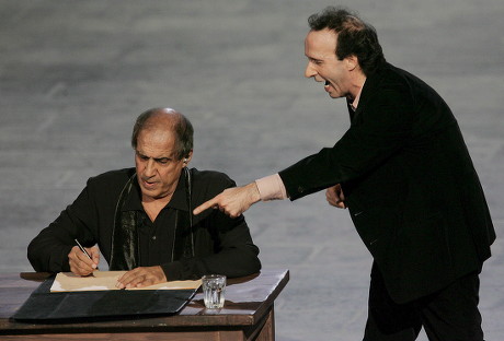 Italian Actordirector Oscar Academy Award Winner Editorial Stock Photo ...
