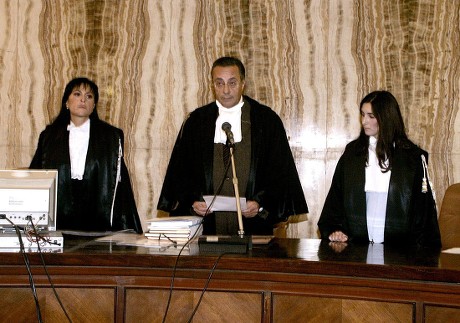 Italian Judge Francesco Castellano C Two Editorial Stock Photo - Stock ...