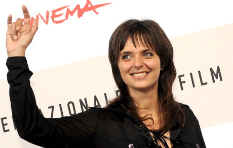 Romanian Actress Alina Nedelea Gestures During Editorial Stock Photo ...