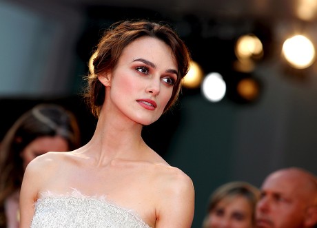 Actress Keira Knightley Poses On Red Editorial Stock Photo - Stock ...