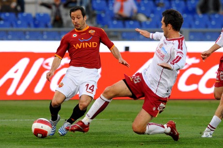 Ludovic Giuly L Roma Pasquale Livorno Editorial Stock Photo - Stock ...