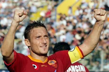 Captain Roma Francesco Totti Celebrates After Editorial Stock Photo ...