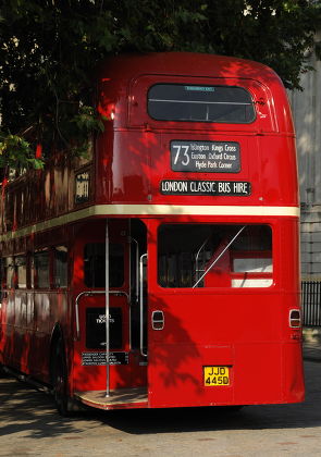 Rear View Routemaster Bus Editorial Stock Photo - Stock Image ...