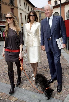 Fatherinlaw French President Nicolas Sarkozy Father Editorial Stock ...