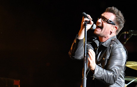 Lead Singer Bono Rock Band U2 Editorial Stock Photo - Stock Image ...