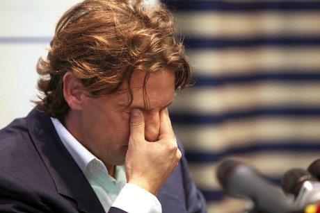 Former Italy Forward Giuseppe Signori Reacts Editorial Stock Photo ...