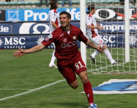 Forward Franco Brienza Reggina Celebrates After Editorial Stock Photo ...