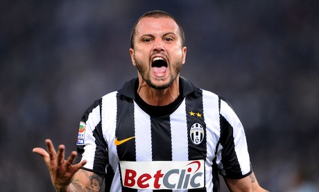 Juventus Midfielder Simone Pepe L Celebrates Editorial Stock Photo ...