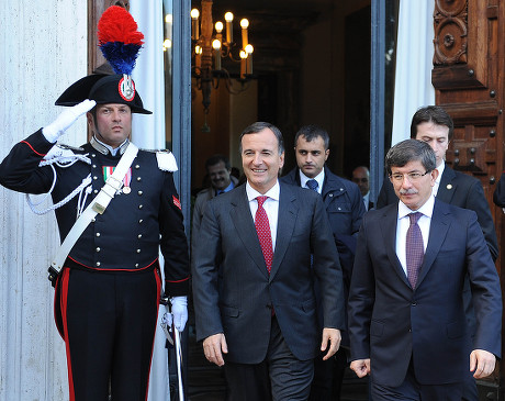 Ceremonial Guard Salute Italian Foreign Minister Editorial Stock Photo ...