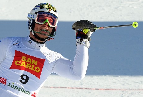 Giuliano Razzoli Italy Celebrates Finish Area Editorial Stock Photo ...