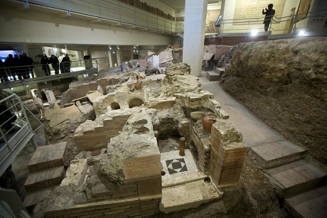 People Visit Roman Necropolis Via Triumphalis Editorial Stock Photo ...