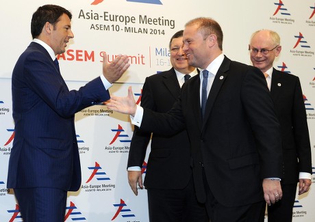 Maltese Prime Minister Joseph Muscat R Editorial Stock Photo - Stock ...