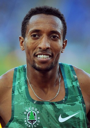 Ethiopias Mohammed Aman Reacts After Winning Editorial Stock Photo ...
