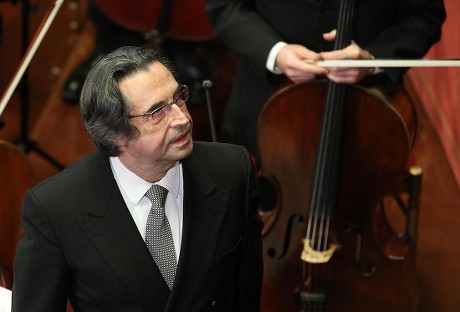 Italian Conductor Riccardo Muti L Greets Editorial Stock Photo - Stock ...