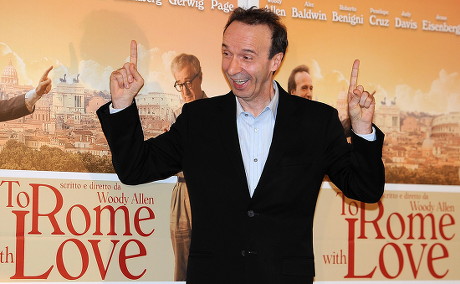 Italian Actor Roberto Benigni Poses Photocall Editorial Stock Photo ...