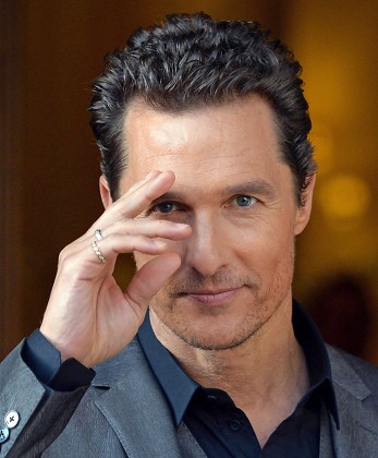 Us Actorcast Member Matthew Mcconaughey Poses Editorial Stock Photo ...
