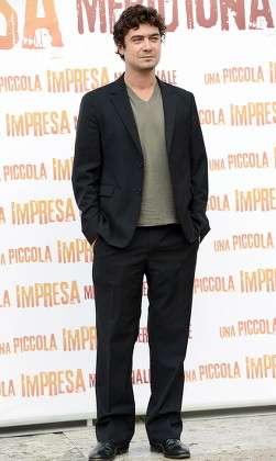 Italian Actorcast Members Riccardo Scamarcio Poses Editorial Stock ...