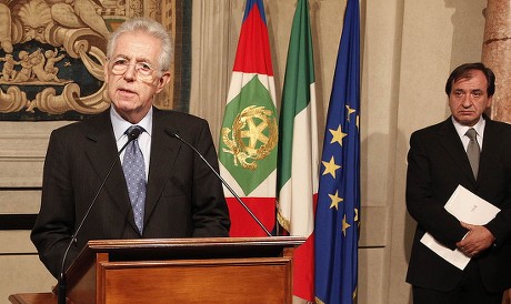 Italian Economist Politician Mario Monti Speaks Editorial Stock Photo ...