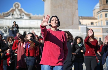 Italian Women Dance Hula Hoops During Editorial Stock Photo - Stock ...