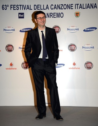 Italian Television Presenter Fabio Fazio Poses Editorial Stock Photo ...