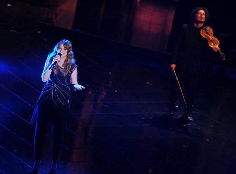 Italian Singer Chiara Performs During Third Editorial Stock Photo ...