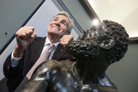 Italian Former Boxer Nino Benvenuti Poses Editorial Stock Photo - Stock ...