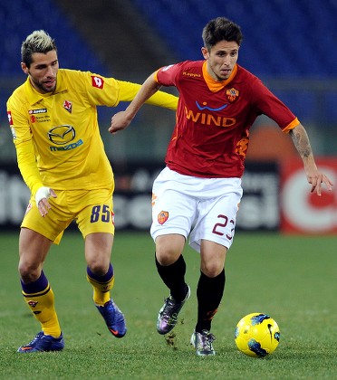 Leandro Greco R Roma Valon Behrami Editorial Stock Photo - Stock Image ...