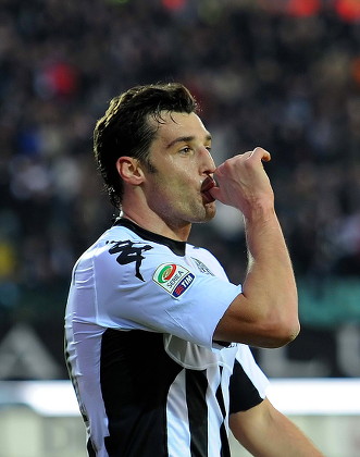 Sienas Erjon Bogdani Celebrates After Scoring Editorial Stock Photo ...