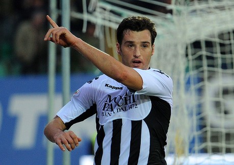 Sienas Erjon Bogdani Celebrates After Scoring Editorial Stock Photo ...