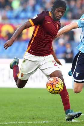 Romas Gervinho Scores 20 Lead During Editorial Stock Photo - Stock ...