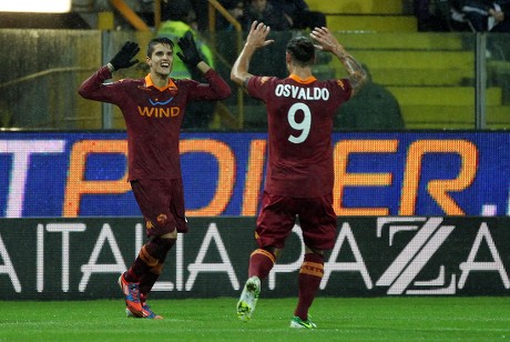 Argentinian Midfielder Roma Erik Lamela L Editorial Stock Photo - Stock ...