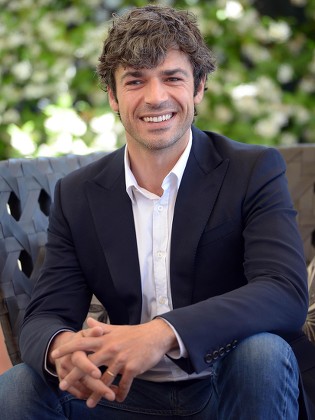 Italian Actor Luca Argentero Poses During Editorial Stock Photo - Stock ...