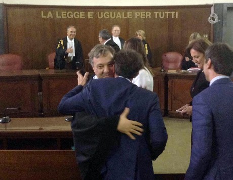 Silvio Berlusconis Lawyer Filippo Dinacci Cl Editorial Stock Photo ...