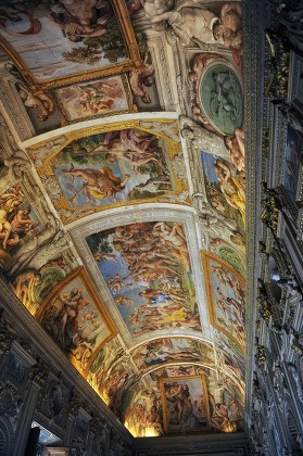 View Loves Gods Frescoes Carracci Gallery Editorial Stock Photo - Stock ...